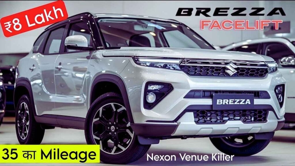 Maruti Brezza Facelift Breaks Cover – A Stylish Compact SUV Offering 34 ...